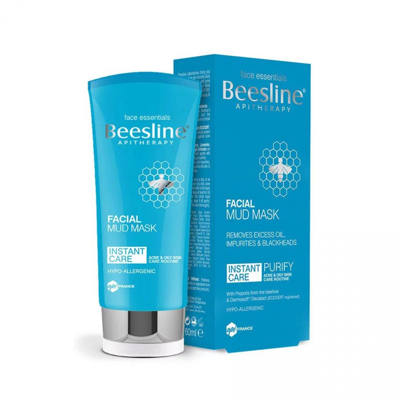 Beesline Facial Mud Mask For Oily & Acne Prone Skin |Veela | Veela ...