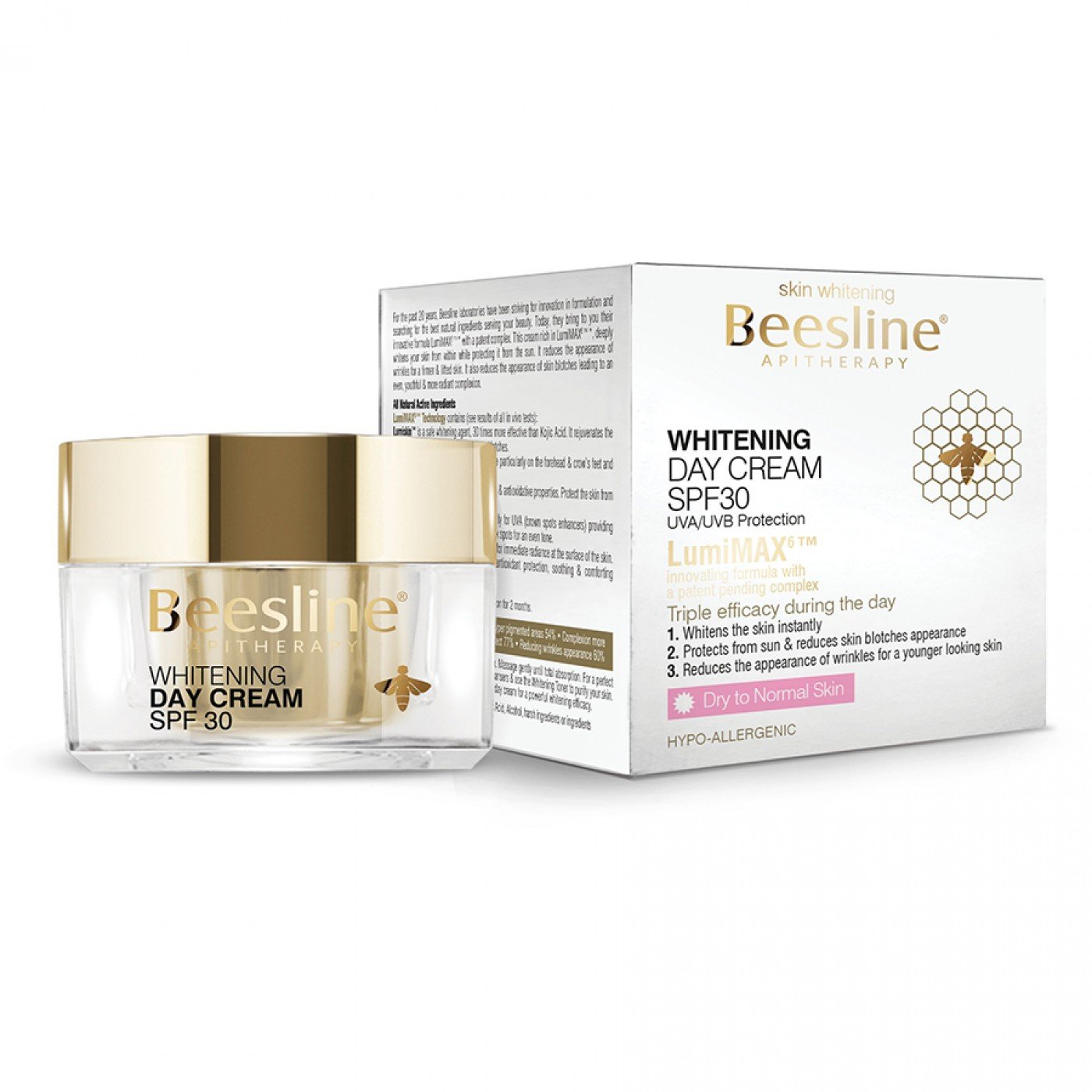 Beesline Whitening Day Cream SPF30 - For Dry to Normal Skin | Veela ...