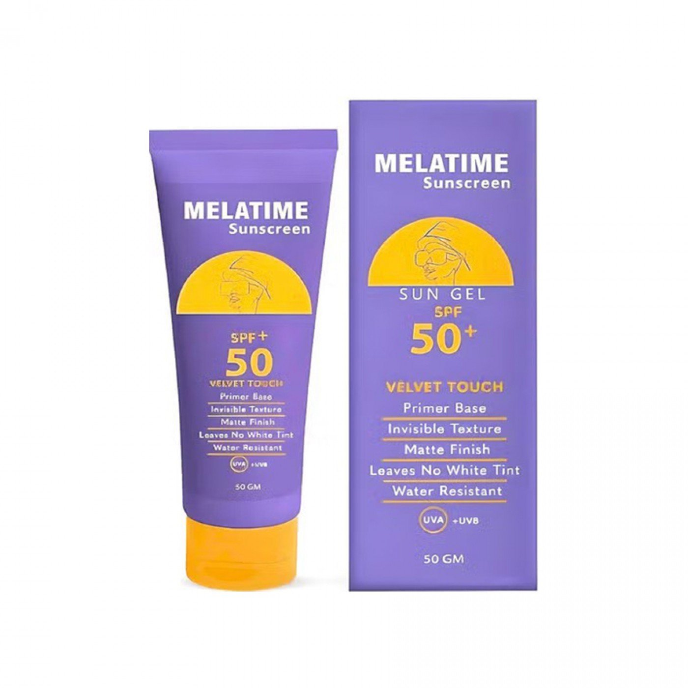 MELATIME SunScreen Gel SPF50+ Velvet Touch 50GM | Veela Beauty - Let`s ...