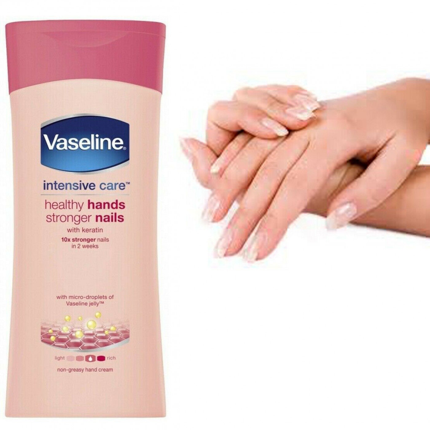 Vaseline Intensive Care Healthy Hands Stronger Nails Hand | Veela ...
