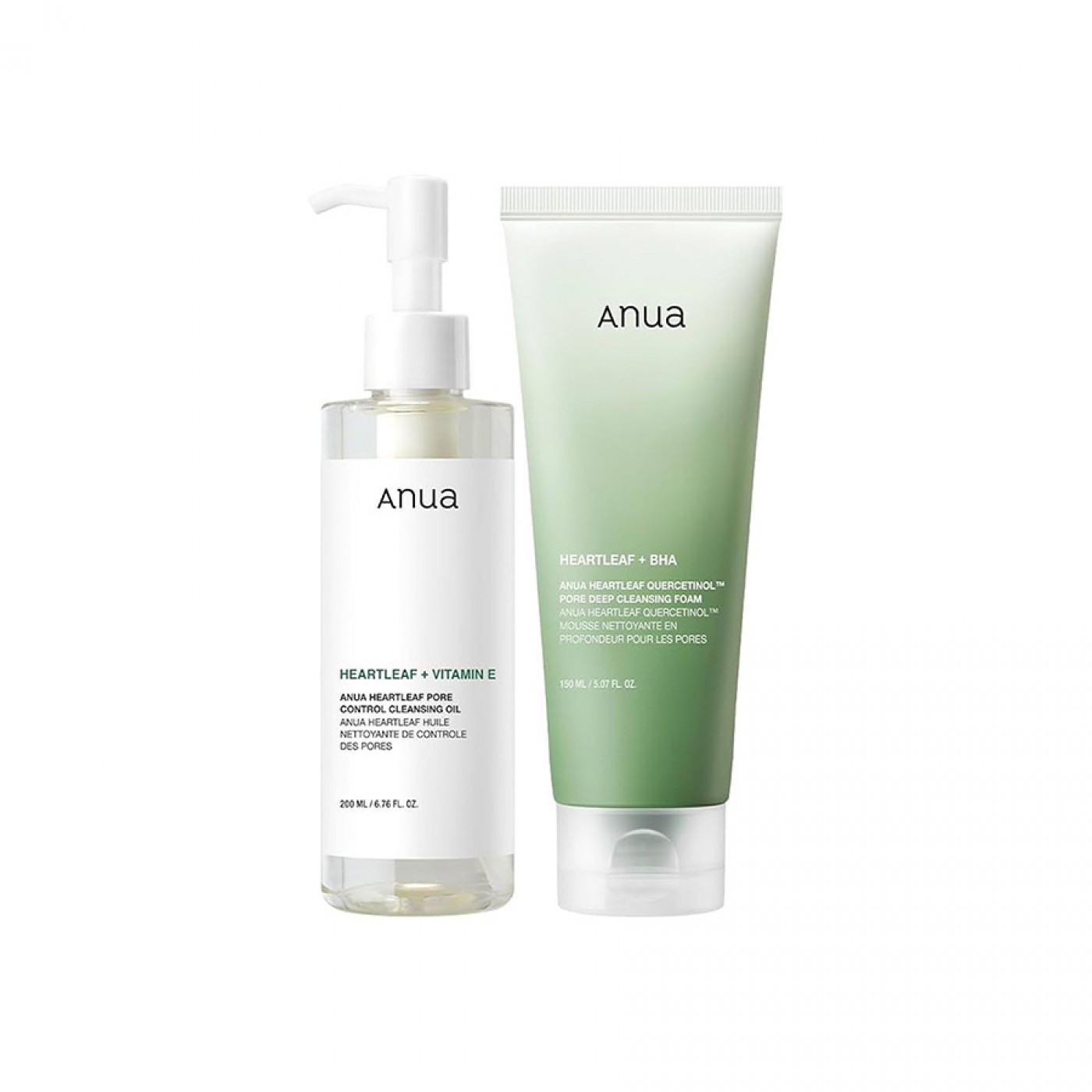 Anua Double Cleanse Bundle (2 Pcs) + Gift | Veela Beauty - Let`s Glow Up